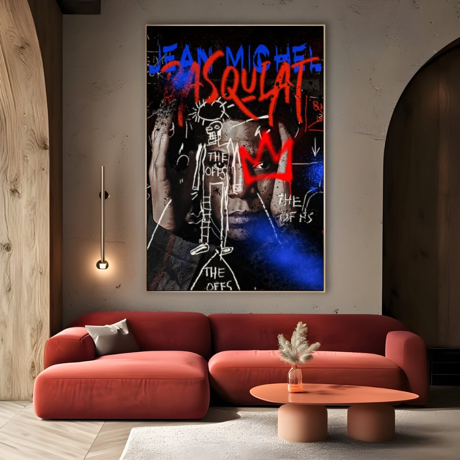 Art mural Jean Michel Basquiat – CupidoDesign
