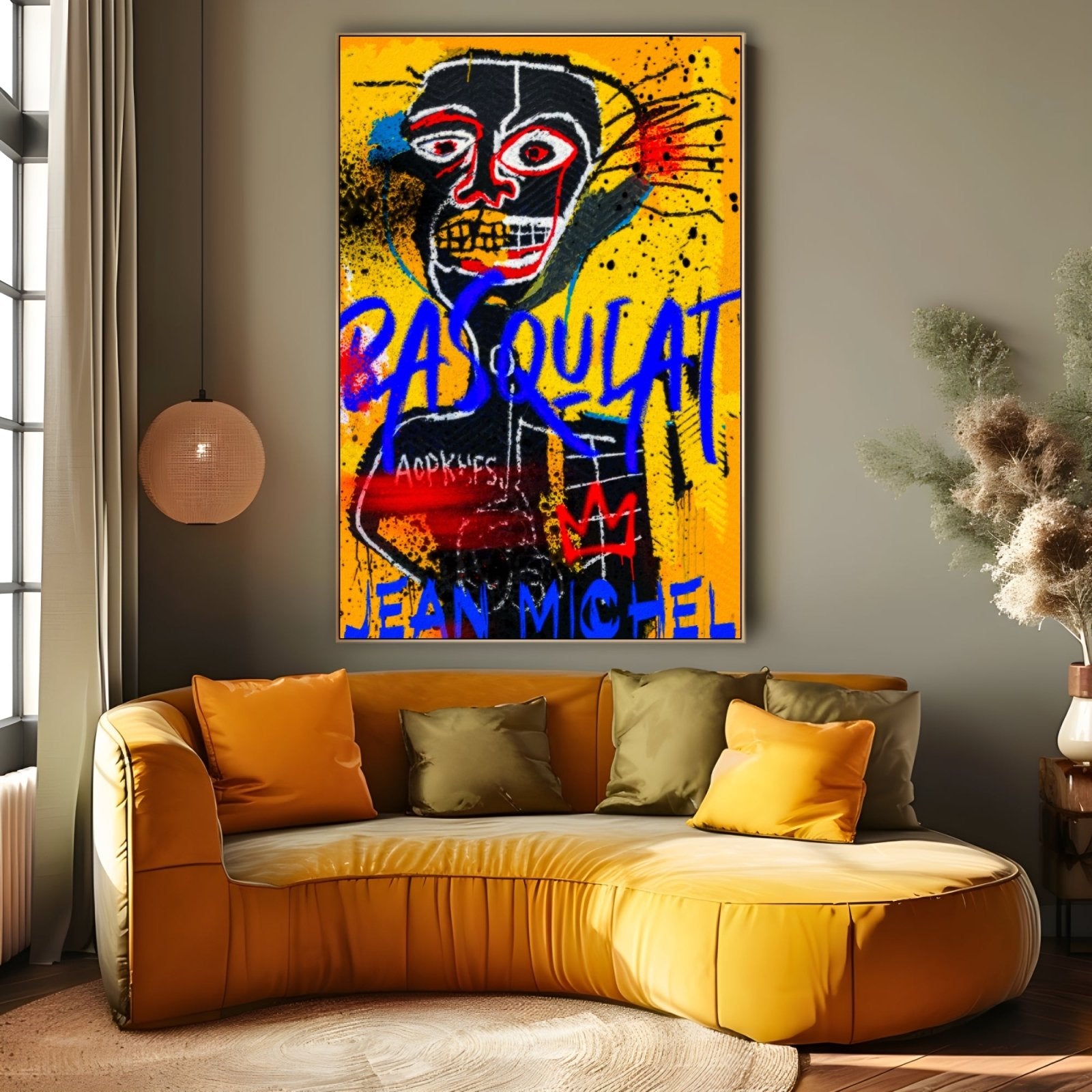 Jean Michel Basquiat Yellow – CupidoDesign