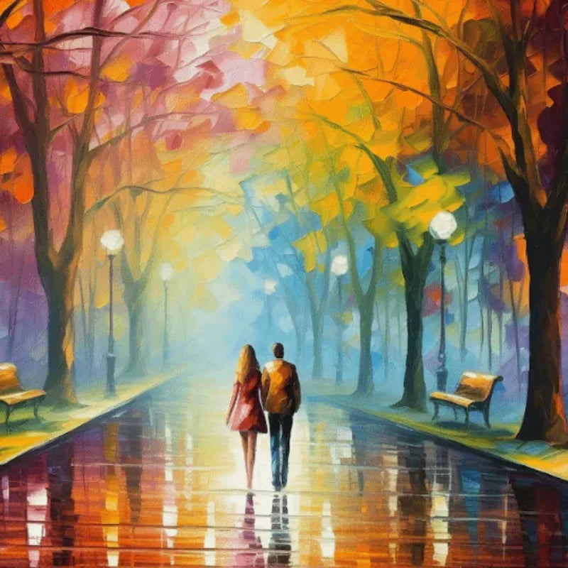 Prints on Canvas Trails: Elegant Natural Paths | CupidoDesign