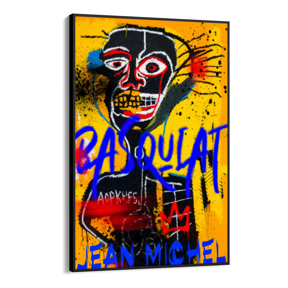 Quadro Stampa su tela - Jean Michel Basquiat Yellow – CupidoDesign