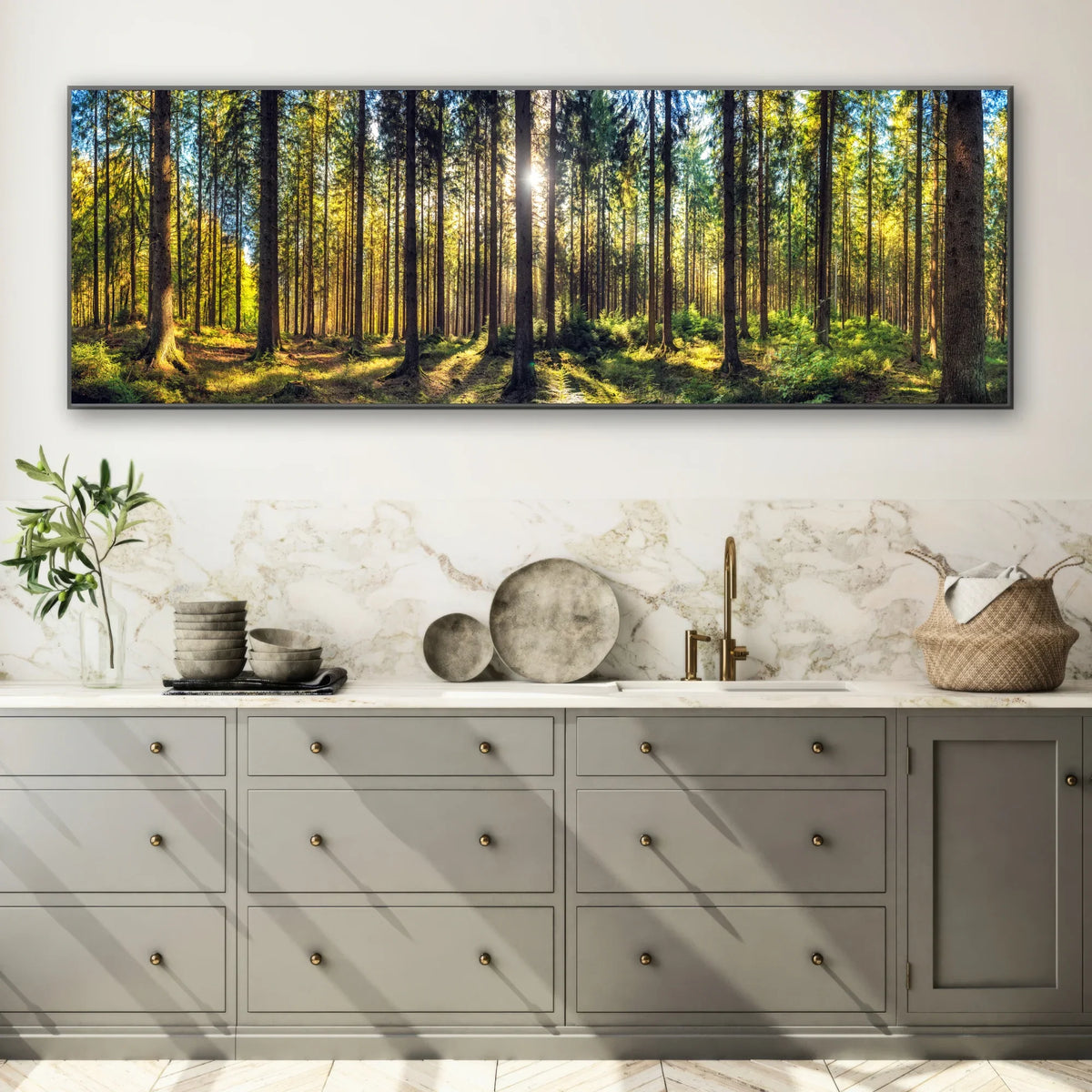 Quadro stampa su tela - Giardino della canonica a Nuenen in primavera ...