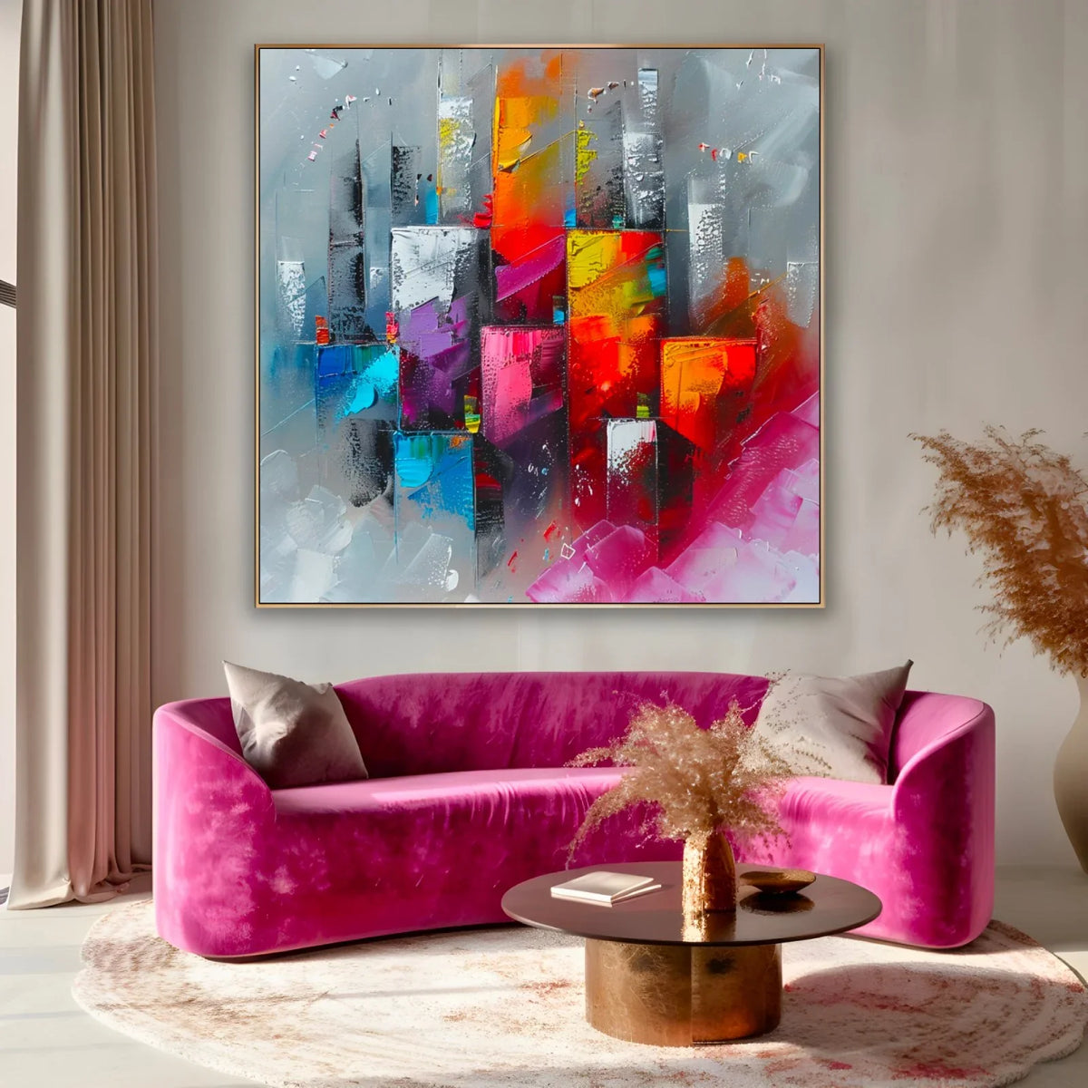 Painting Print on canvas - Sea Art, Purple, Black, Modern Style ...